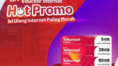 Paket Internet Telkomsel Hot Promo Mingguan Dan Bulanan Kuota Berlimpah Harga Murah Meriah