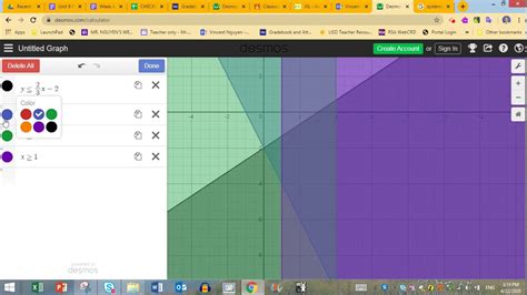 Using Desmos Go Graph Systems Of Inequalities Ex 1 Youtube
