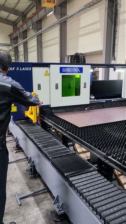 한스레이저 자이언트 시리즈 갠트리 파이버 3m X 26m 12kw Youtube