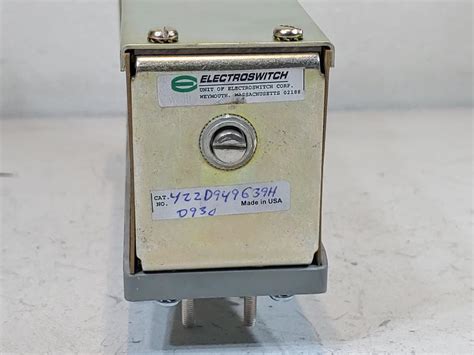 Electroswitch Relay Lockout Rotary Cam Switch 422d949g39h