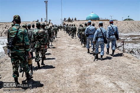 تصاویر آموزش میدانی دانشگاه افسری آجا در منطقه عملیاتی شلمچه هیئت معارف جنگ شهید صیاد شیرازی