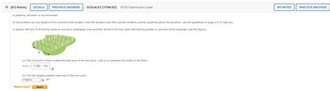 Solved 12 0 2 Points DETAILS PREVIOUS ANSWERS SCOLALG7 Chegg
