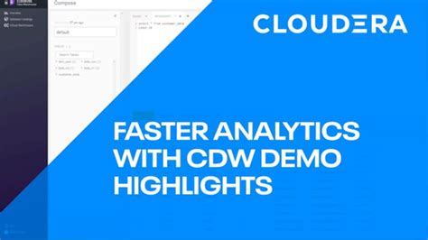 cloudera data warehouse herramienta de análisis de autoservicio cloudera