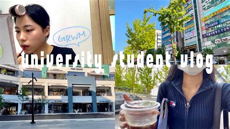 Vlog 대학생 브이로그 의류학과 혼카 나이키 알바 테니스🎾 Youtube