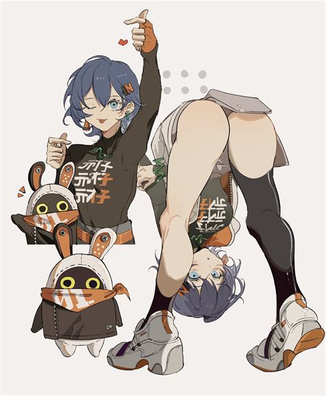 Note Nii Belle Zenless Zone Zero Zenless Zone Zero White Footwear Highres 1girl P Ass