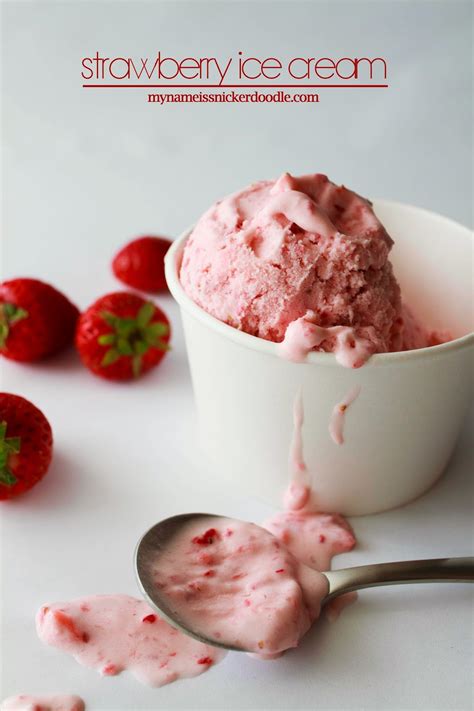 Strawberry Ice Cream Recipe Video At Julie Lundy Blog