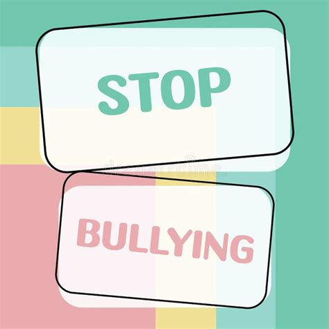 Sign Displaying Stop Bullying Concept Meaning Prevent The Disease Of Elevated Glucose Level In