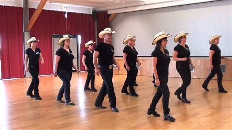 Line Dancing Country Line Dancing Dance Poster