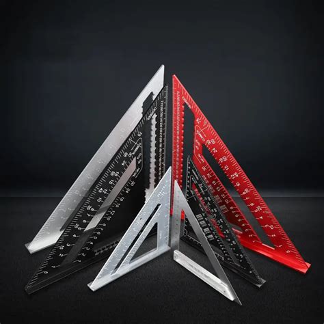 Triangle Ruler Aluminum Alloy Angle Ruler Speed Metric Temu