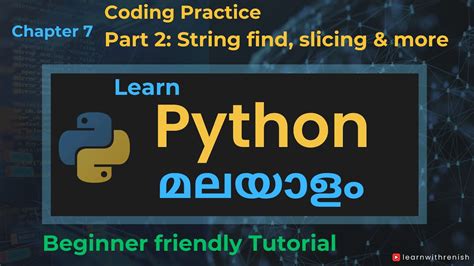 learn python basics in a single program part 2 python tutorial for beginners in malayalam