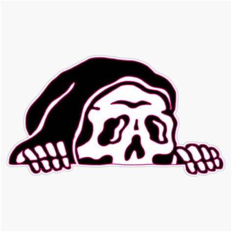 Creeper Skeleton Sticker Bumper Sticker Vinyl Decal 5 Skeleton