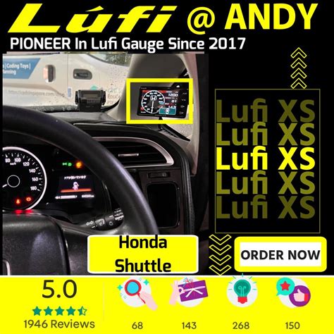 Lufi XS Official International English Set On Honda ShuttleAll New