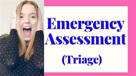Emergency Assessment Triage Using The Abcde Principle Rainyweathers