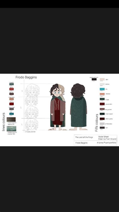 Frodo Baggins For My Character Design Tolkien Portfolio Hope You Like It Arianna Pisani