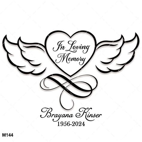 In Loving Memory Clipart Etsy