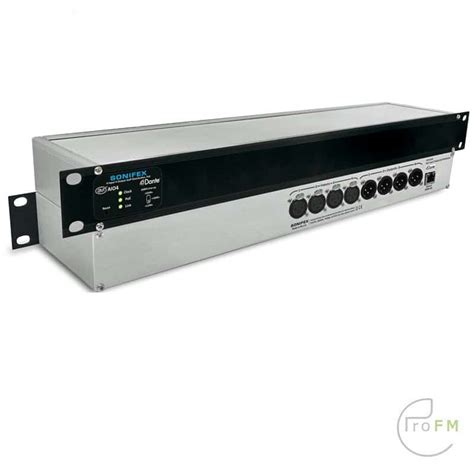 Sonifex Avn Aio4 4 Input 4 Output Dante® Interface Poe Profm Broadcast