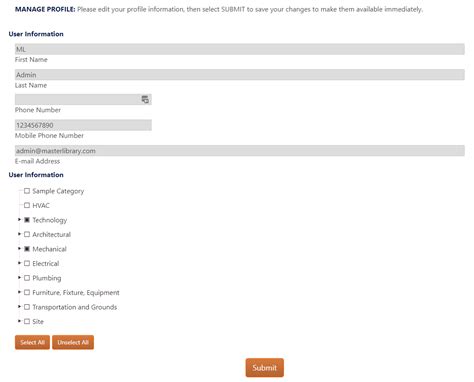 Managing Your Profile ML Drawings