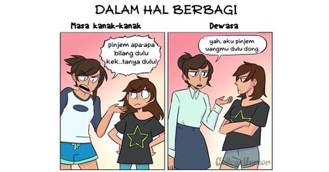 Komik Tentang Beda Adik Kakak Pas Masih Kecil Dewasa B