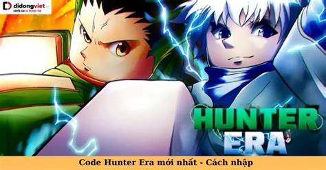 Code Hunter Era Mới Nhất Update 08102025 Cách Nhập