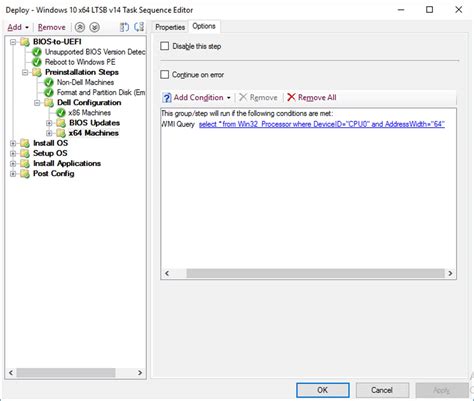 Sccm Task Sequence Windows 10 With Dell Cctk Uefi Bitlocker