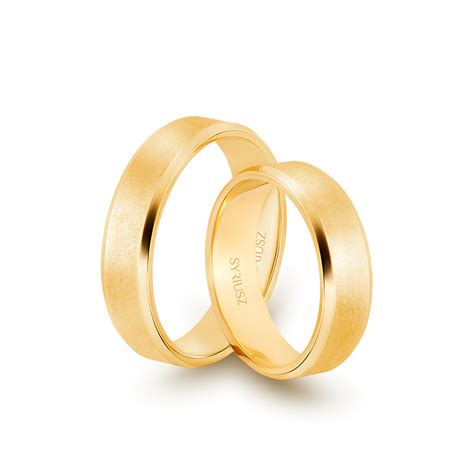 Obrączka Model S 146 Pracownia Złotnicza Syriusz