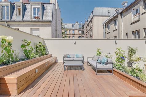 Création Dune Terrasse Sur Le Toit Dun Immeuble à Paris à Paris Une Réalisation De Rm Architecte