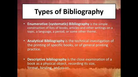 What Is Bibliographyconcept And Definitionbibliography Sourcestypes