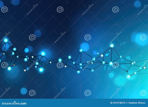 An Intricate Representation Of A Molecular Network Composed Of Numerous Interconnected Cells And
