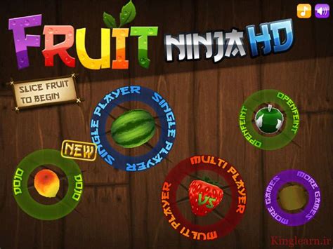 دانلود بازی Fruit Ninja برای کامپیوتر کینگ لرن