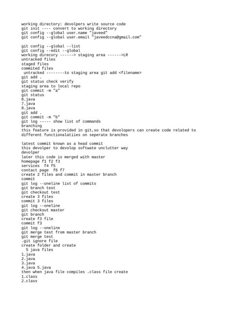 Gitcommands Pdf Directory Computing Computer File