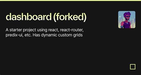 Dashboard Forked Codesandbox Dashboard Forked Codesandbox
