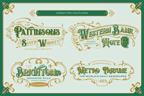 The Victorian Elders Font By Burntilldead Creative Fabrica
