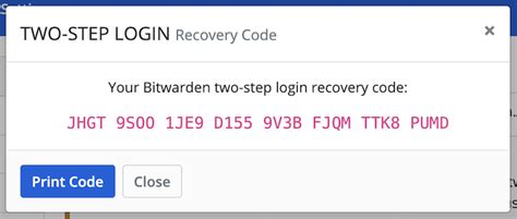 Recovery Codes Passageway Help And Support