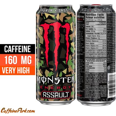 Monster Assault Caffeine Content: How Much is in?