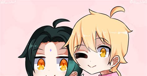 Genshinimpactgenshinimpactaet Aether X Xiao Mitsukoのイラスト Pixiv