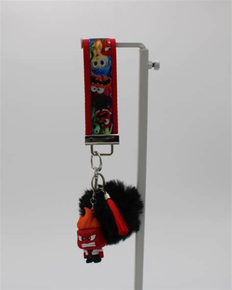 Inside Out Anger Keyfob Keychain Etsy
