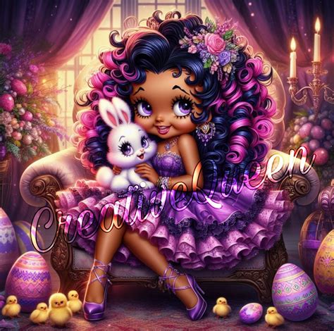 Young Betty Boop Easter Etsy