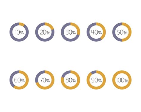 Premium Vector Collection Loading Bar Status Icon Vector Illustration