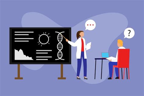 Premium Vector Educator In A Classroom Setting Presenting A Lesson