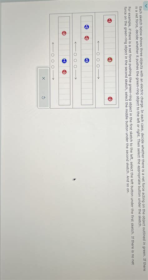 Solved Each Sketch Below Shows Three Objects With An Elec