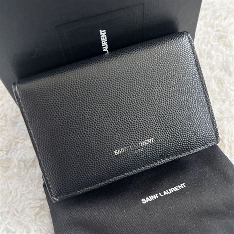 Saint Laurent サンローラン カードケース 名刺入れ ブラック 黒 メルカリ