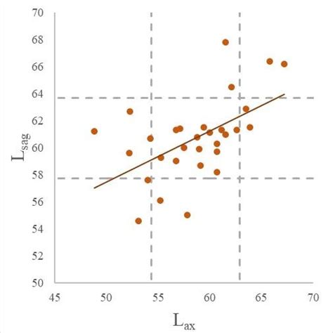 Distribution Of Values Of The Width And Length Of The Cerebellum In The