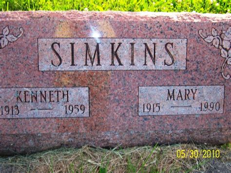 Kenneth Lyle Simkins Sr 1913 1959 Find A Grave Memorial