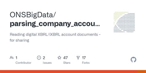 Github Onsbigdataparsingcompanyaccounts Reading Digital Xbrl