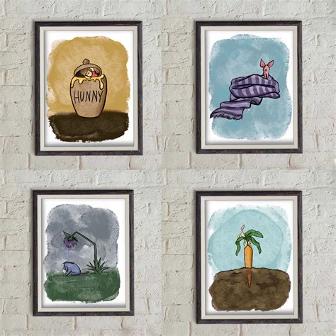 Pooh Characters Bundle Pooh Print Sisters Keep Drawing