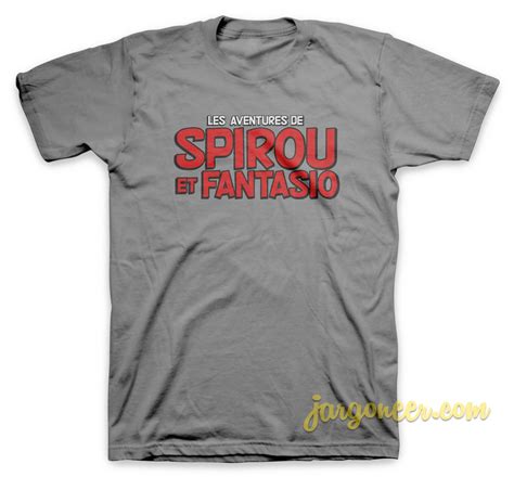 Spirou Et Fantasio Logo T Shirt Gaston Lagaff Tee