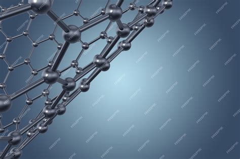 Premium Photo Abstract Nanotechnology Hexagonal Geometric Form Close Up