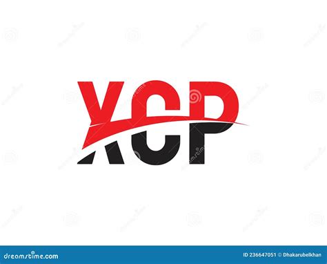 Xcp Letter Initial Logo Design Vector Illustration Stock Vector