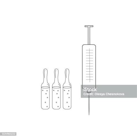 注射器注射和安眠藥與藥物疫苗黑色輪廓白色背景向量插圖圖示設計向量圖形及更多俄羅斯圖片 俄羅斯 健保和醫療 剪裁圖 Istock
