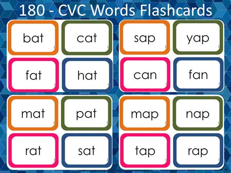 Printable Cvc Words With Pictures Creative Printable